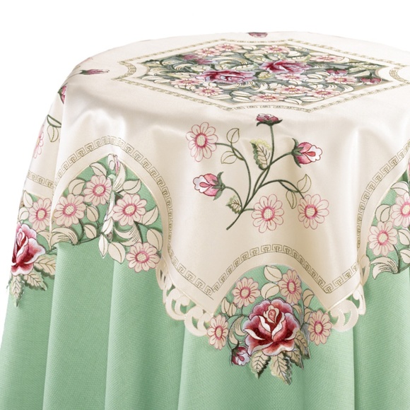 Dining | Embroidered Rose Decorative Table Linens | Poshmark